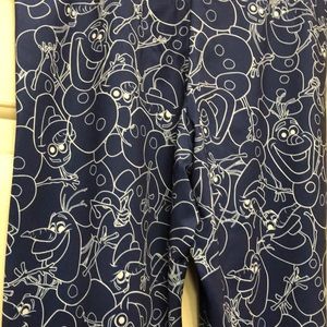 Disney | Pants & Jumpsuits | Dark Blue Olaf Disney Leggings | Poshmark
